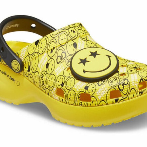 CROCS | Shoes | New Crocs Platform Smileyworld | Poshmark